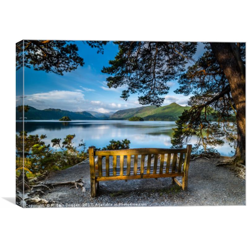 Friers Crag View Derwentwater Picture Canvas Wall Art in Colour by ... Friers Crag View Derwentwater Picture Canvas Wall Art in Colour by ...
